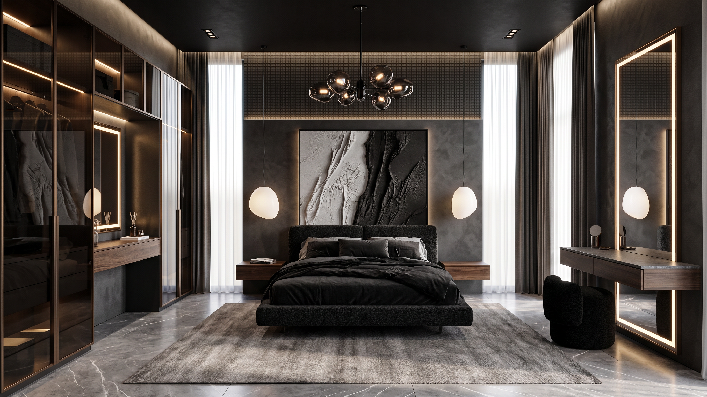 Ultra-realistic luxury contemporary master... — Interior AI · AI Render ...